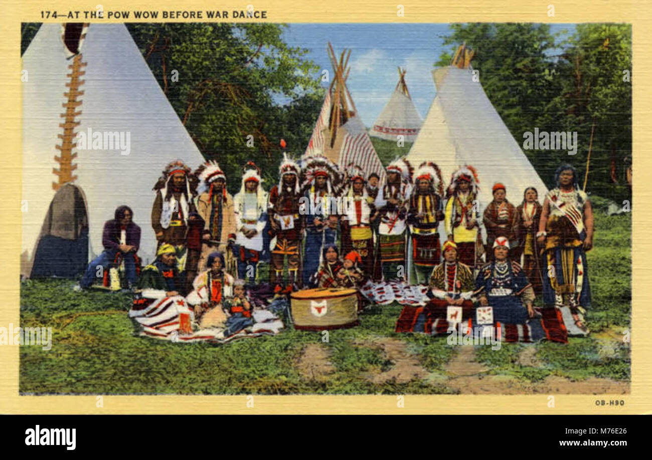 A captivating photograph capturing the moments before a War Dance at a ...