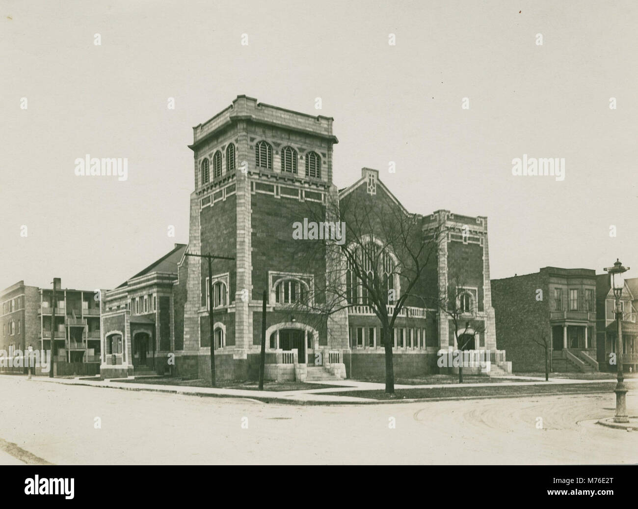 This photograph shows the Normal Park Methodist Episcopal Church in ...