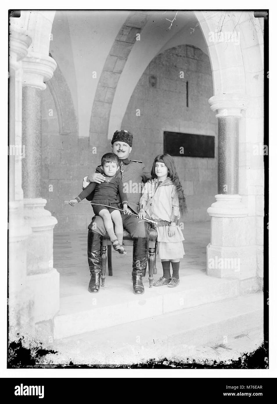 This photograph features Kutchuk Jamal Pasha, also known as Cemal Pasha ...