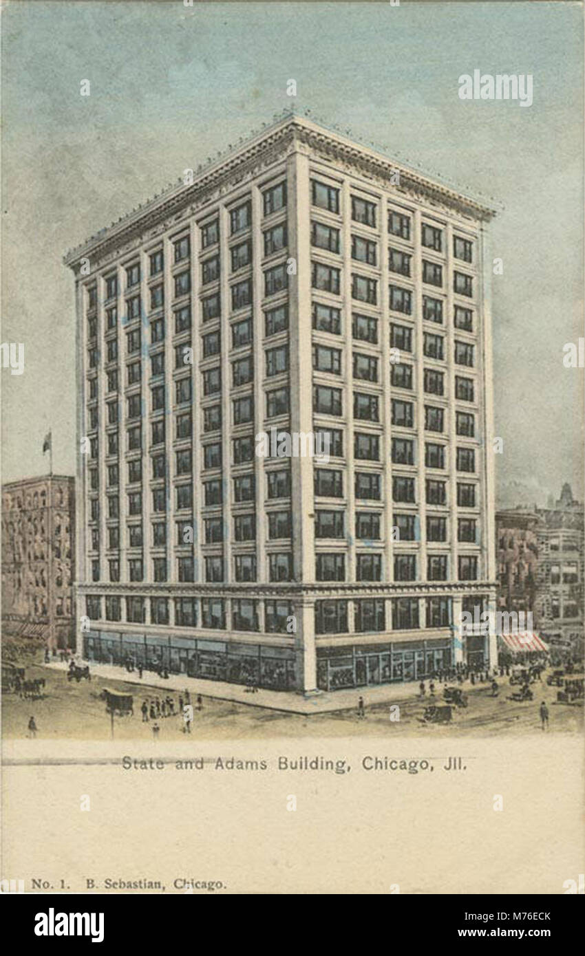 The No. 1 State and Adams Building, featured in this historical ...