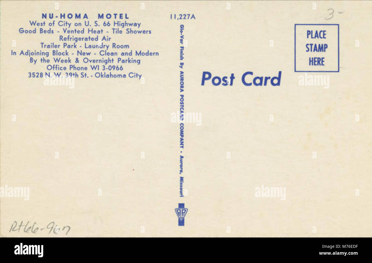 The Nu-Homa Motel, a mid-20th-century establishment, is pictured here ...