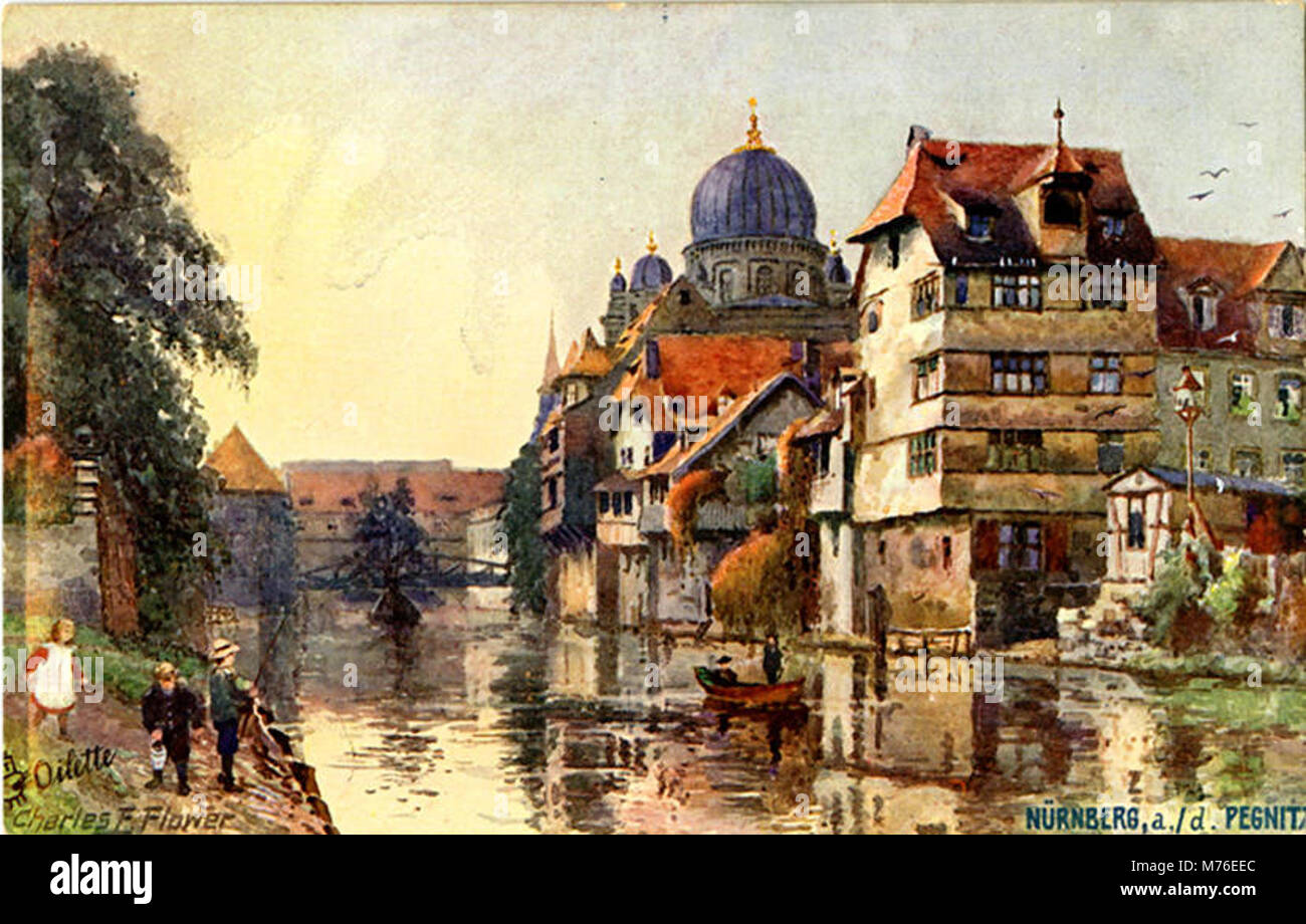 Nuremberg, located along the Pegnitz River in Germany, is known for its ...
