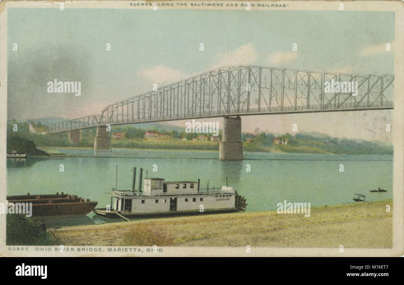 This photograph shows the Ohio River Bridge, highlighting its ...