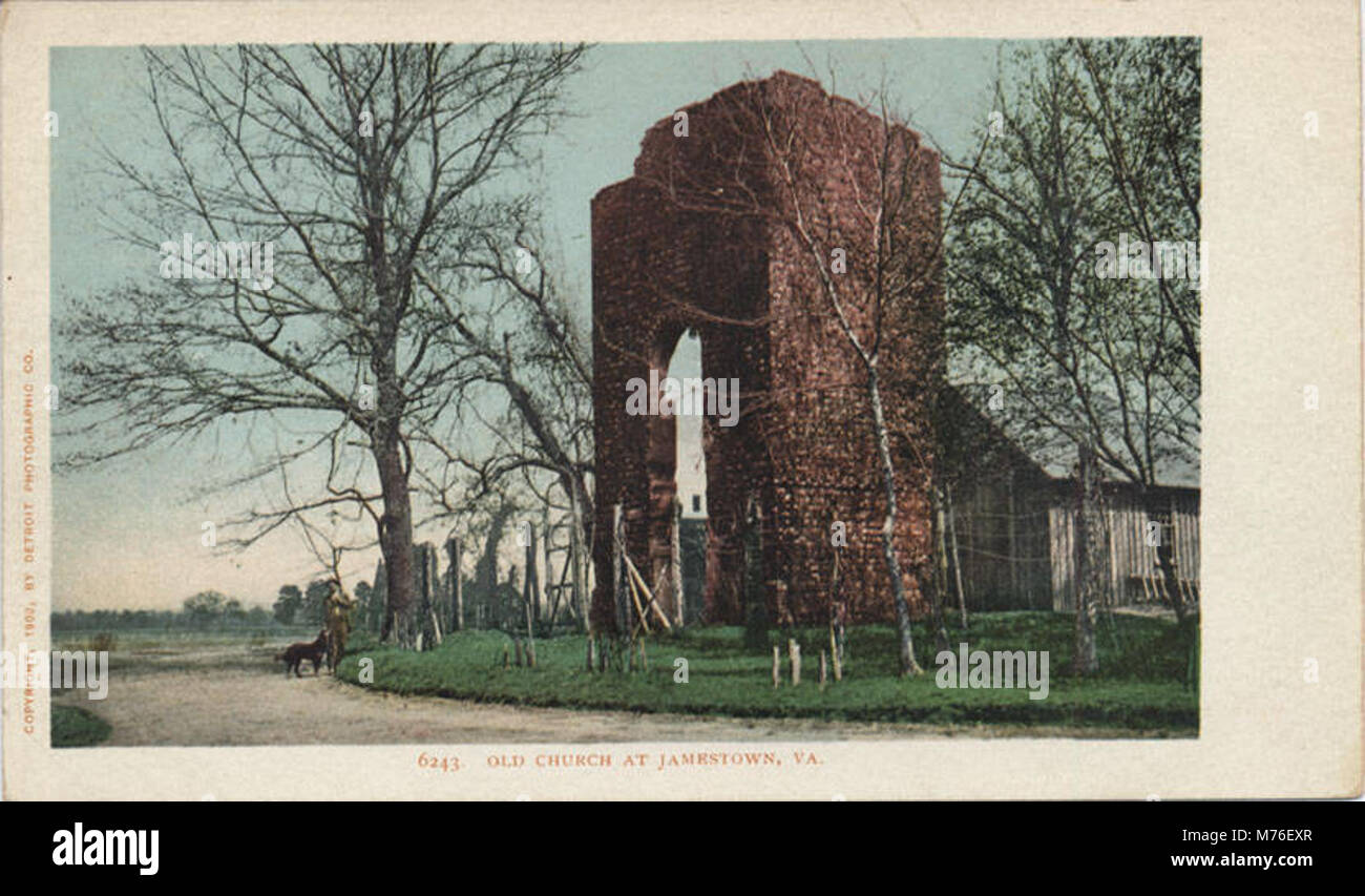 Old jamestown church hi-res stock photography and images - Alamy