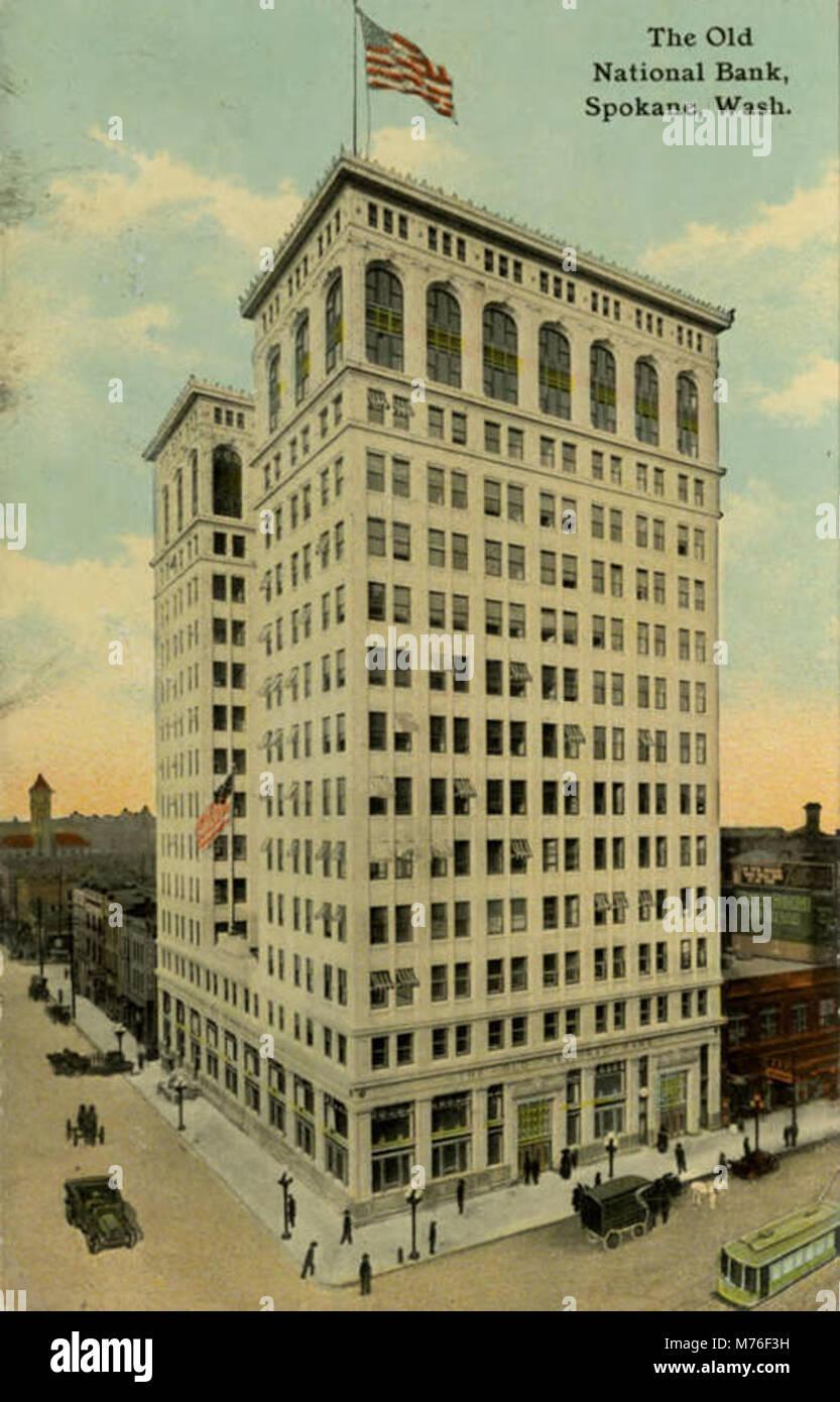 Image of the Old National Bank Building, designed by D.H. Burnham & Co ...