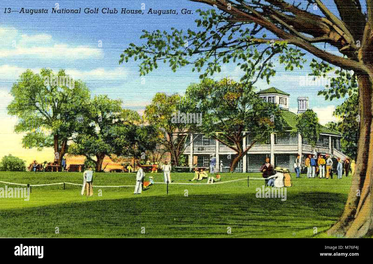 The Augusta National Golf Club House, completed in 1932, regarded as ...