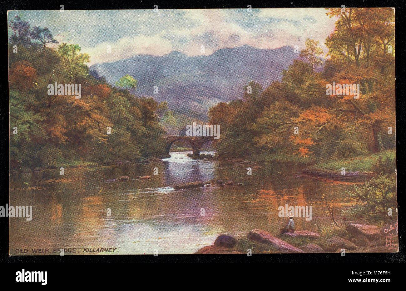 An image showcasing the Old Weird Bridge in Killarney, a historically ...