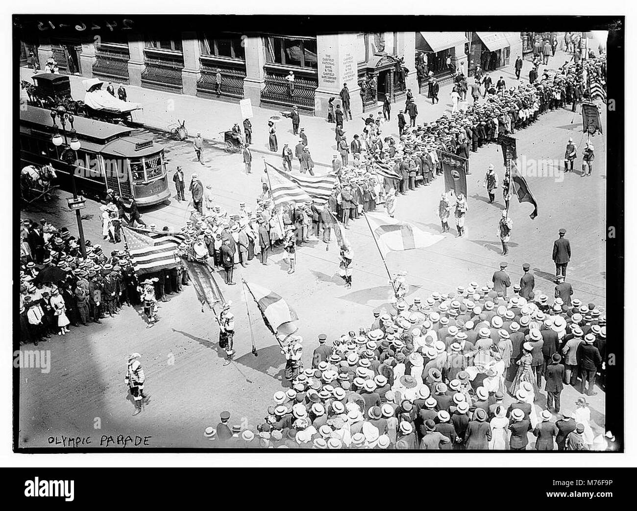 The Olympic Parade showcases athletes and officials during a ceremonial ...