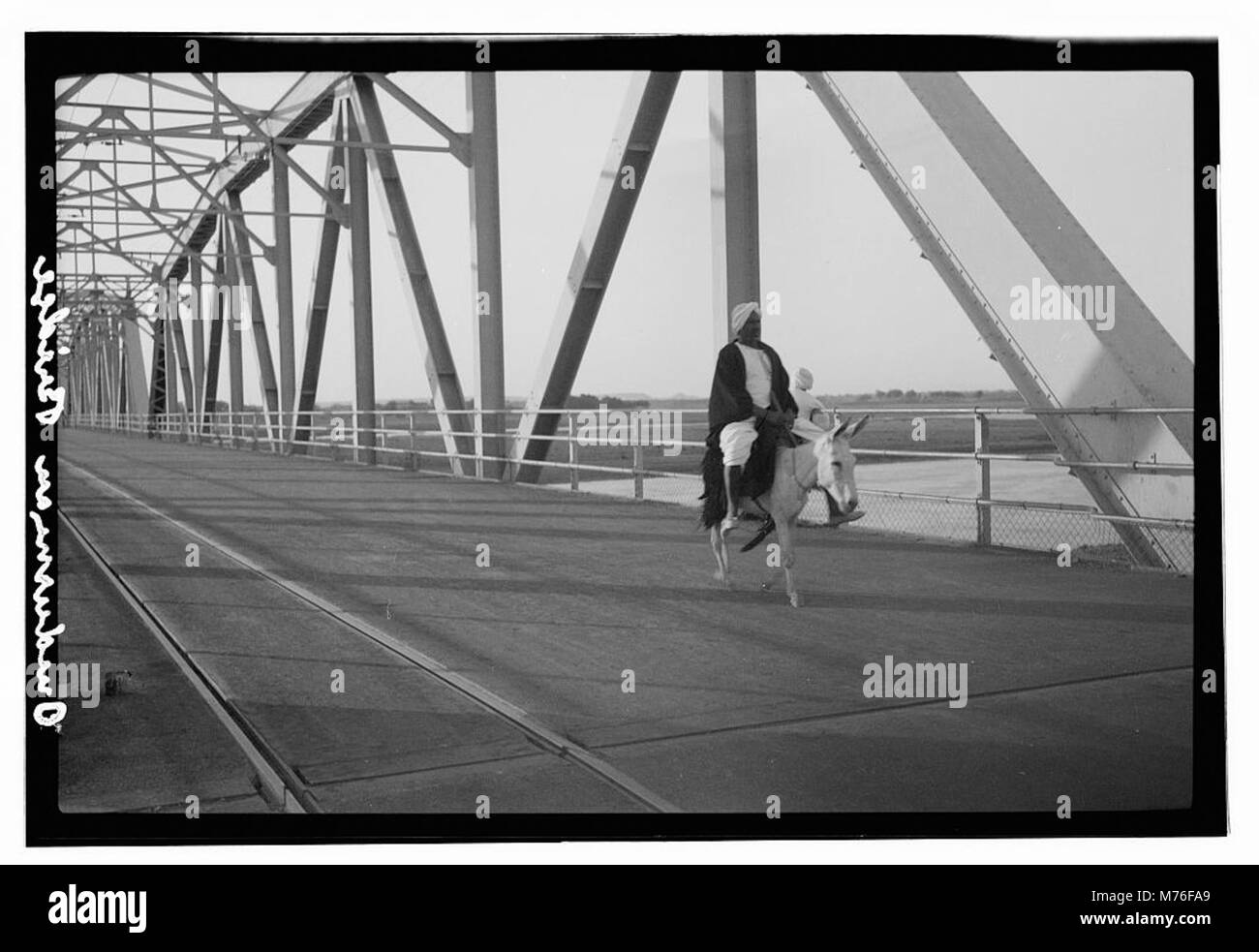 A photograph of the Omdurman Bridge, showcasing its engineering design ...