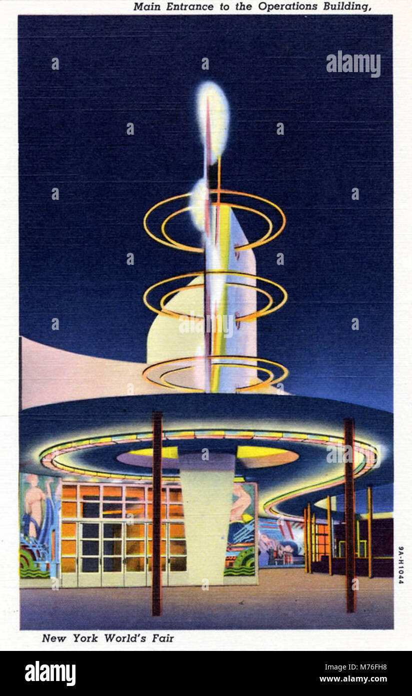 A photograph of the entrance to an operations building, highlighting ...