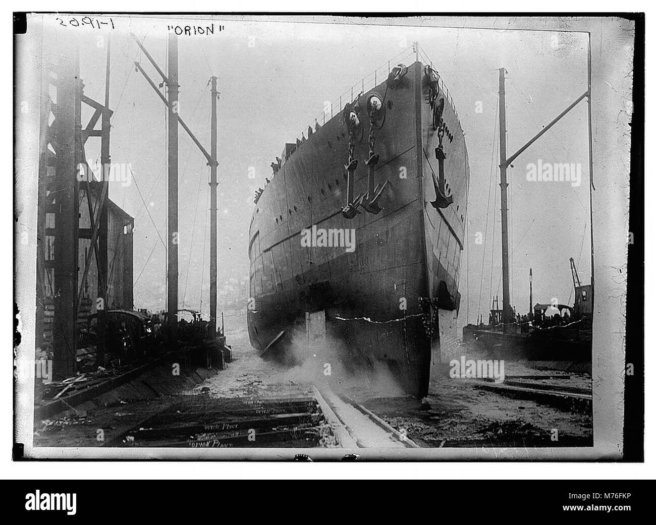 The image features the oceanliner Orion, cataloged under LCCN2014688623 ...