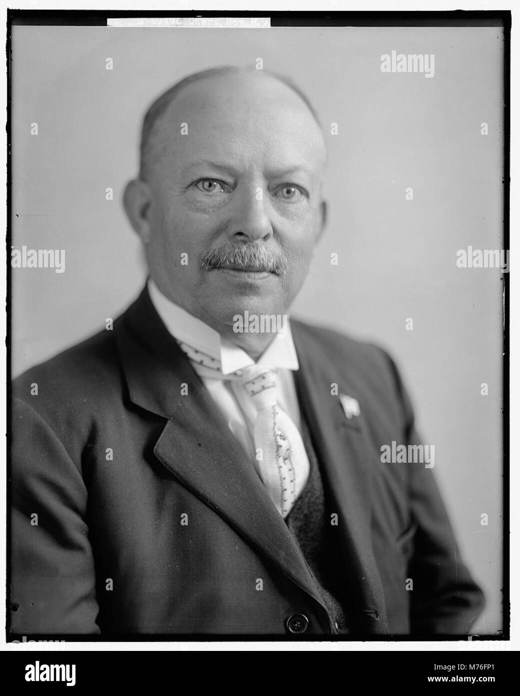 A portrait of M.A. Otero, the governor, likely captured during his term ...
