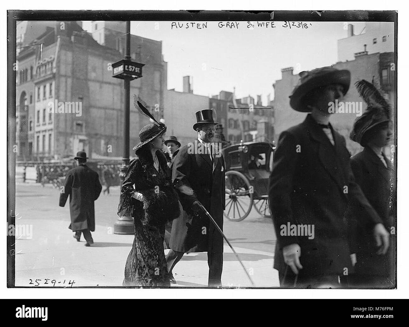 A photograph of Austen Gray and his wife, capturing the couple in a ...