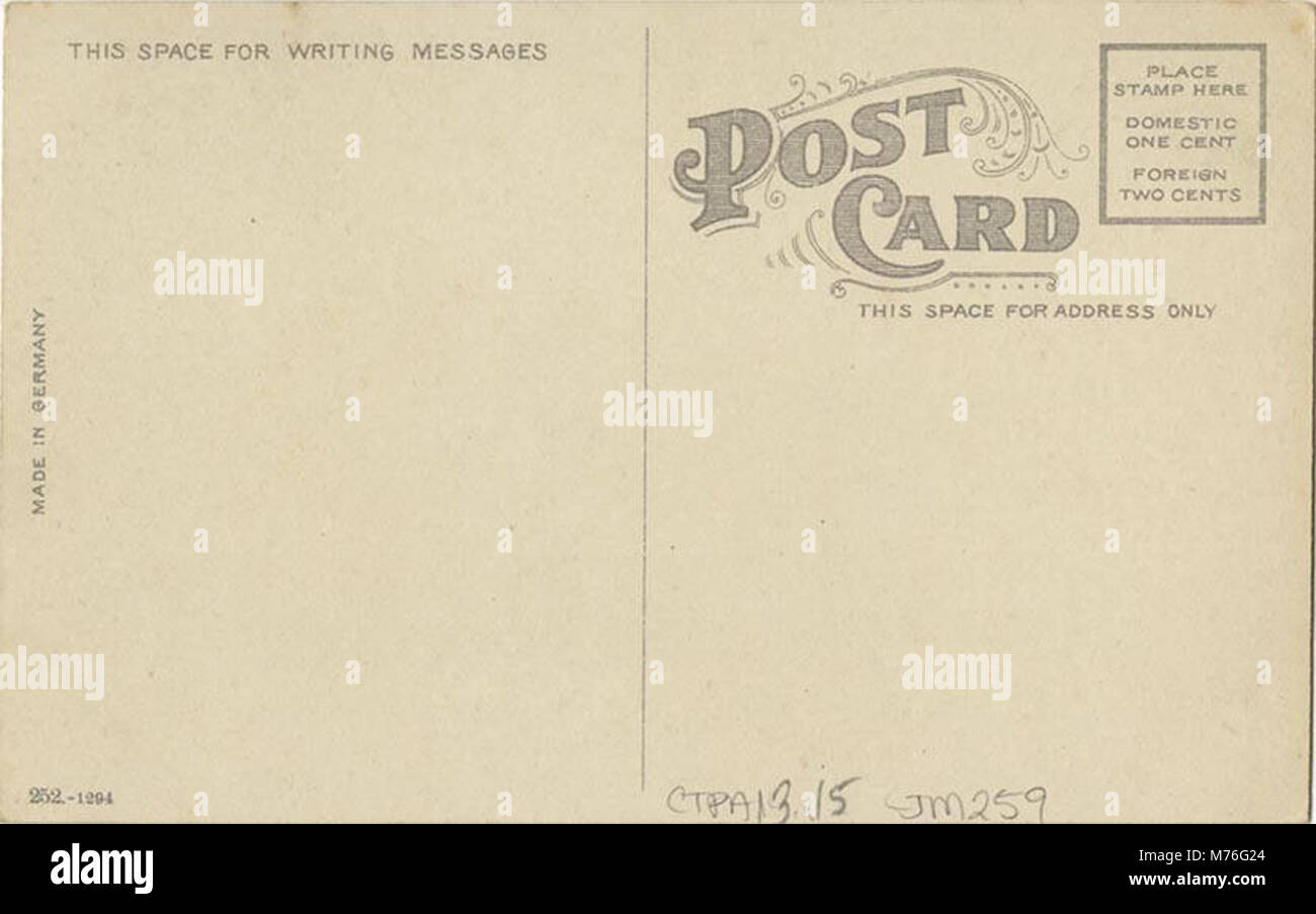 An interior view of the P.O. Arcade showing L.D. Plump’s post office ...