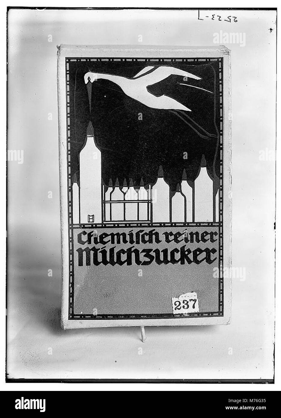 A package of Chemisch reiner Milchzucker (pure lactose), a chemical ...