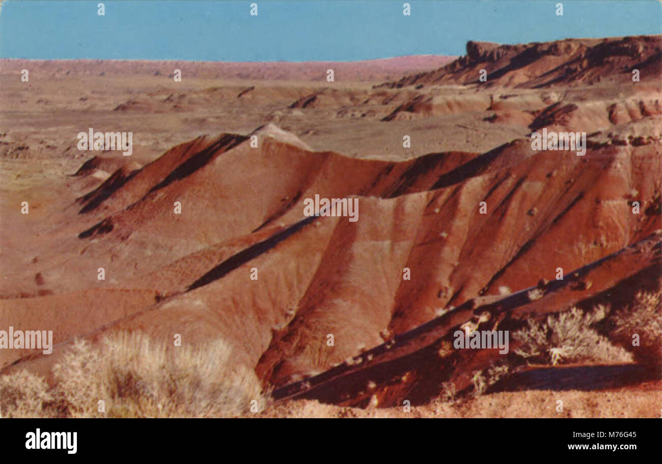 The Painted Desert, located in the American Southwest, is known for its ...