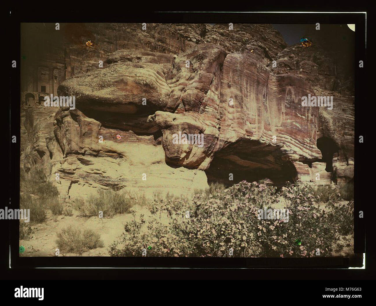 A photograph of Petra, an archaeological site in Jordan, located in the ...