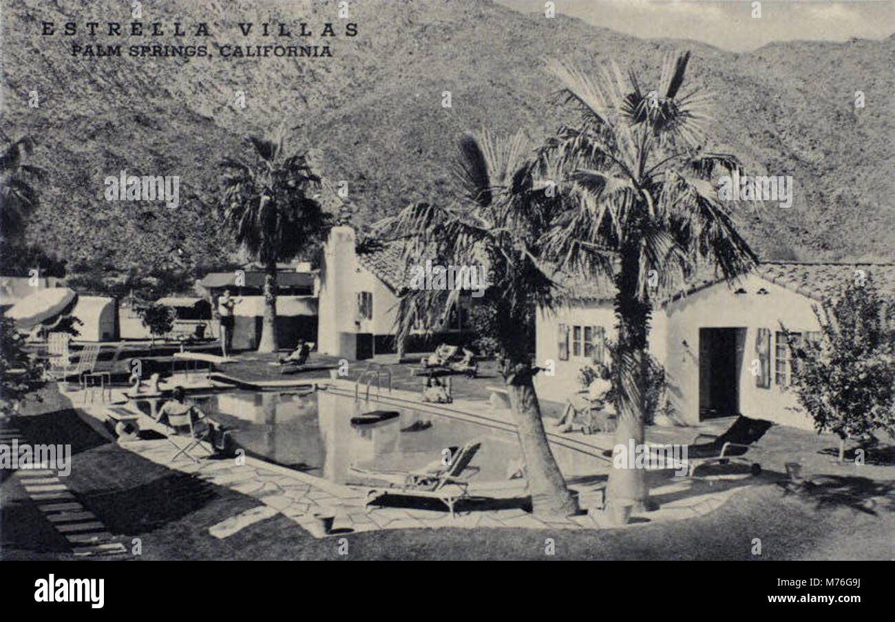Estrella Villas in Palm Springs, California, are depicted in this image ...