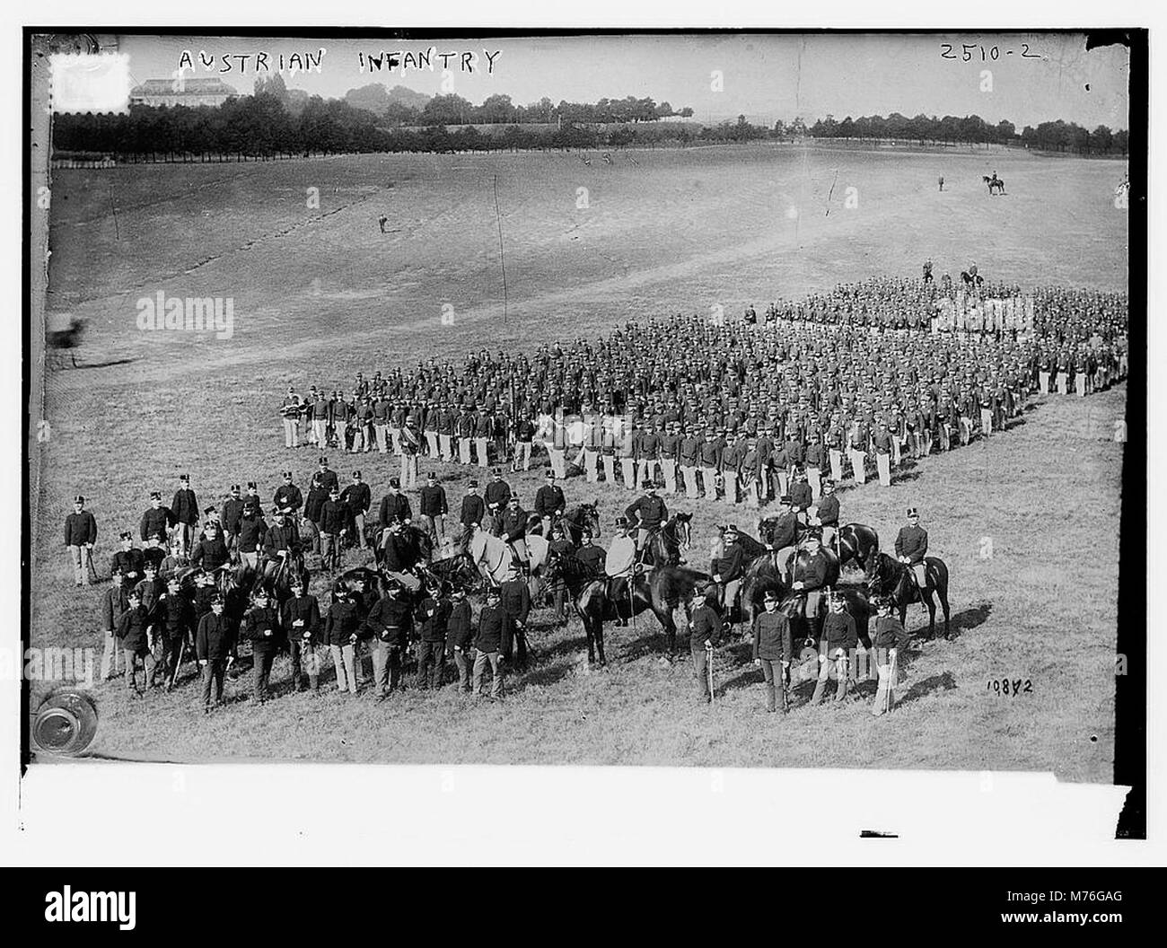 Photograph of Austrian infantry soldiers, showcasing their military ...