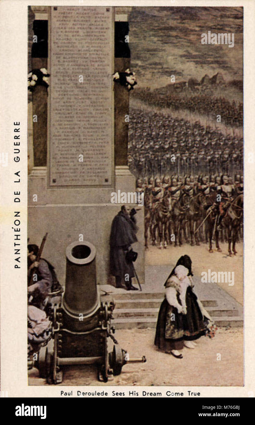 The 'Pantheon De La Guerre' captures Paul Deroulede witnessing his ...