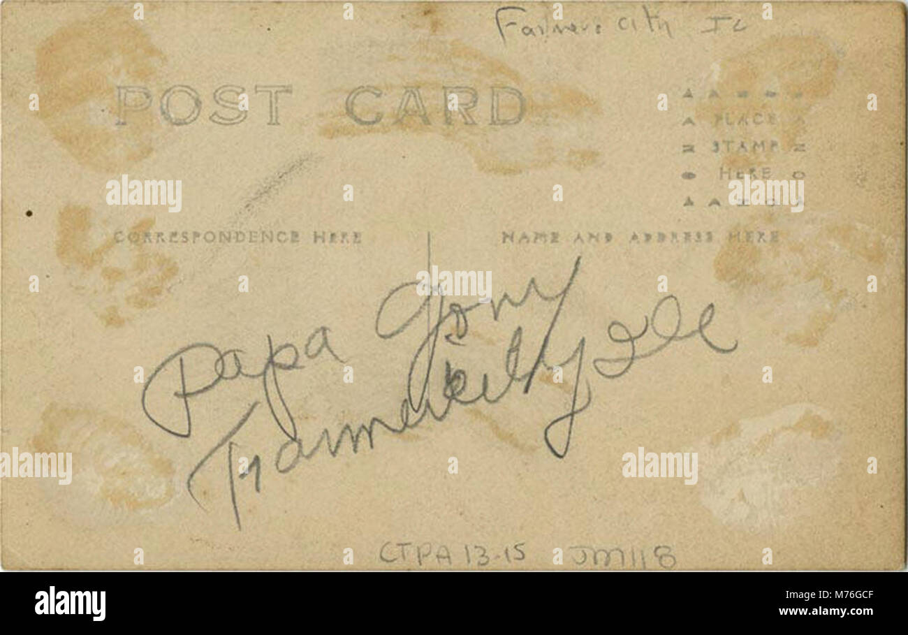 A photograph of Papa Jony sitting inside a store in Farmers City ...