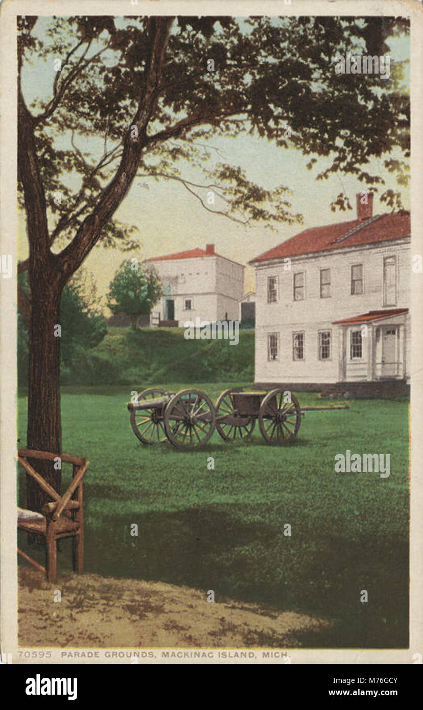 A photograph of the parade grounds, capturing a moment of military or ...