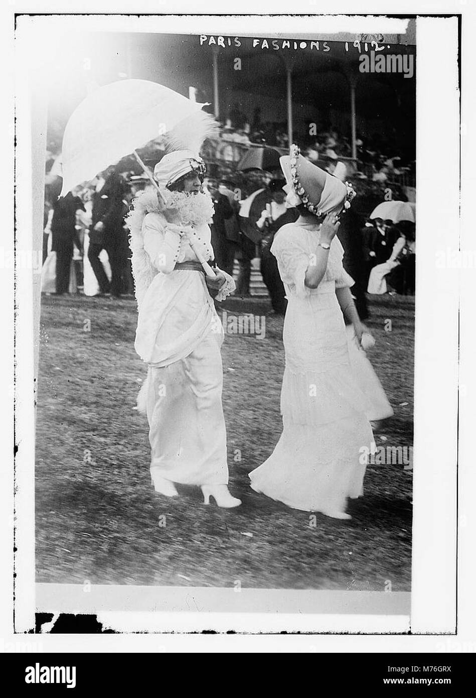 A fashion photograph from 1912 showcasing the style and clothing trends ...