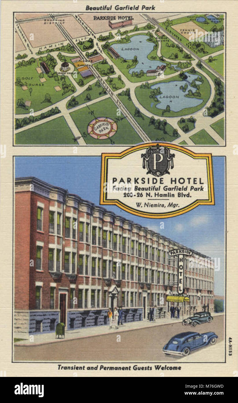 Parkside Hotel (NBY 415999 Stock Photo - Alamy