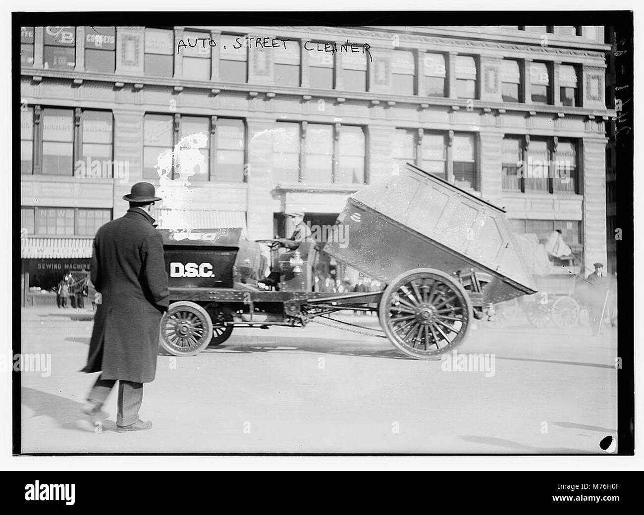 An auto street cleaner, a mechanized vehicle designed for cleaning city ...