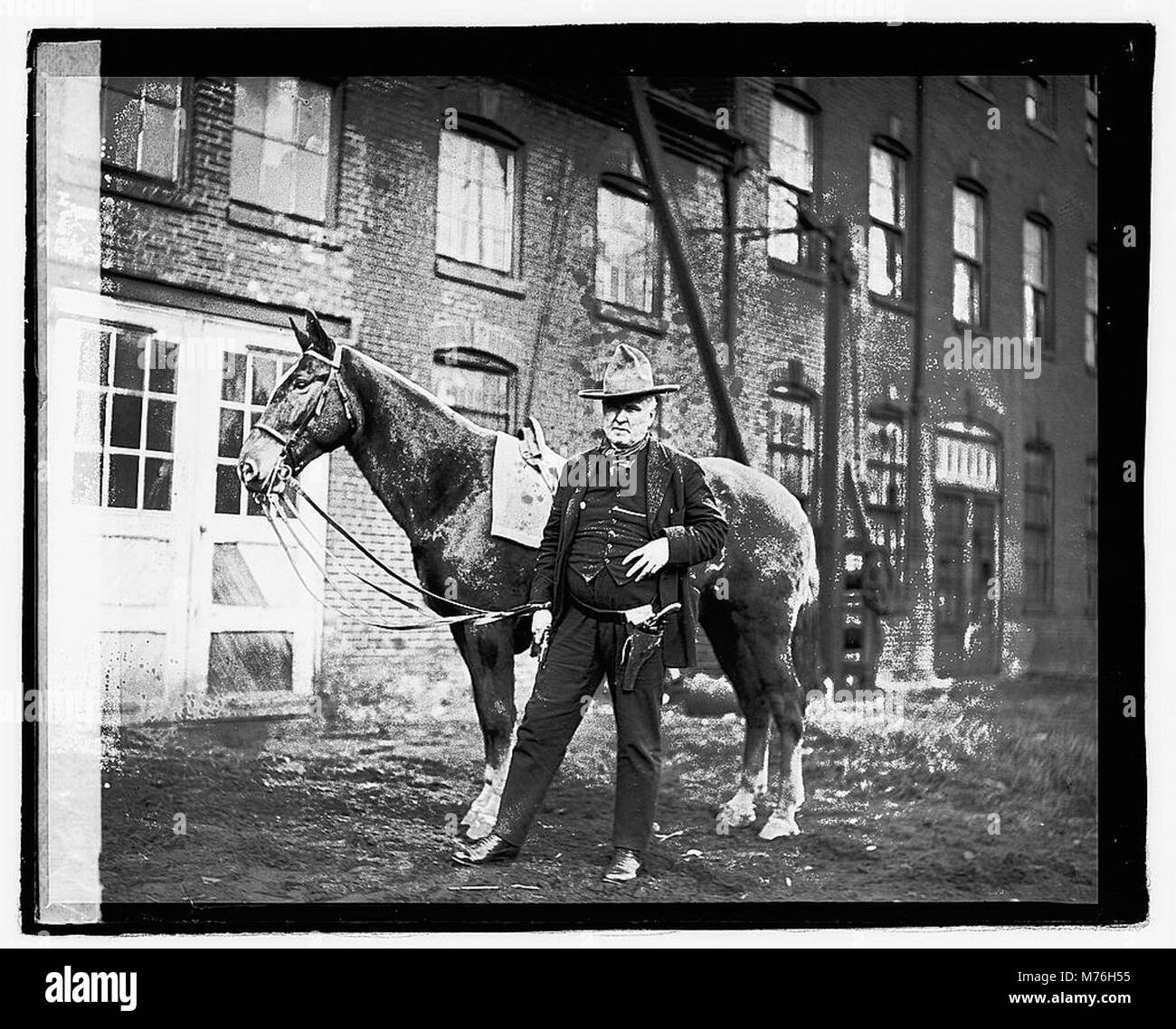 A portrait of Pat Crowe, a notorious American criminal from the early ...