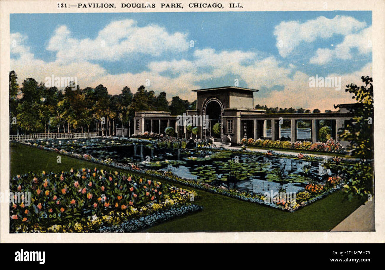 The pavilion in Douglas Park, located in Chicago, Illinois, is an ...