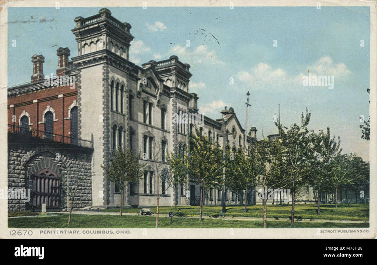 An image of a penitentiary, capturing the structure and imposing ...