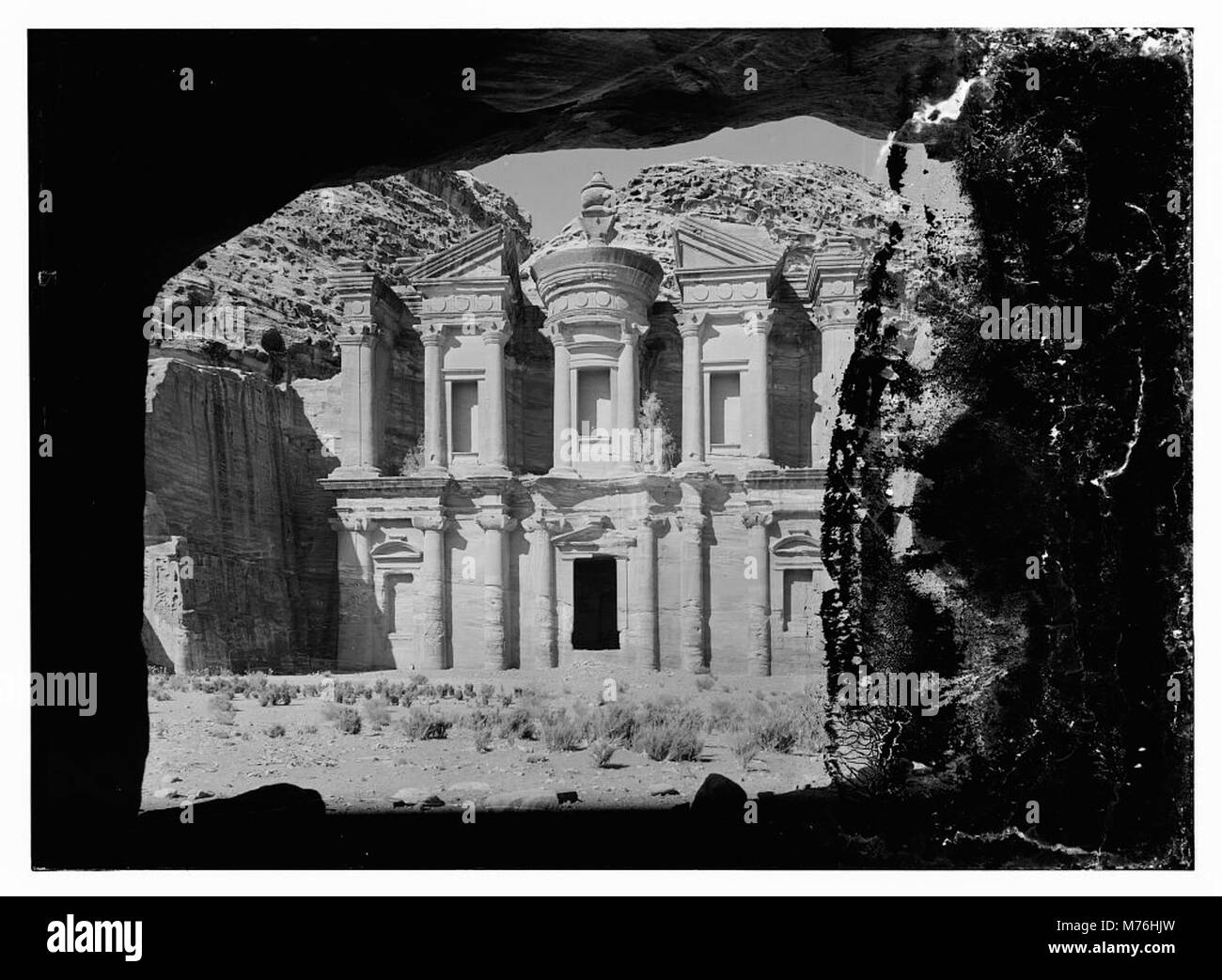 An image of Ed-Deir, also known as the Monastery, in the ancient city ...