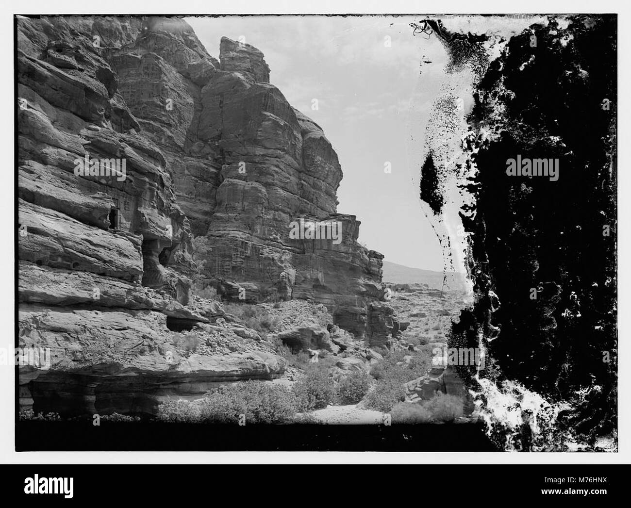 This image showcases the ancient city of Petra, located in modern-day ...