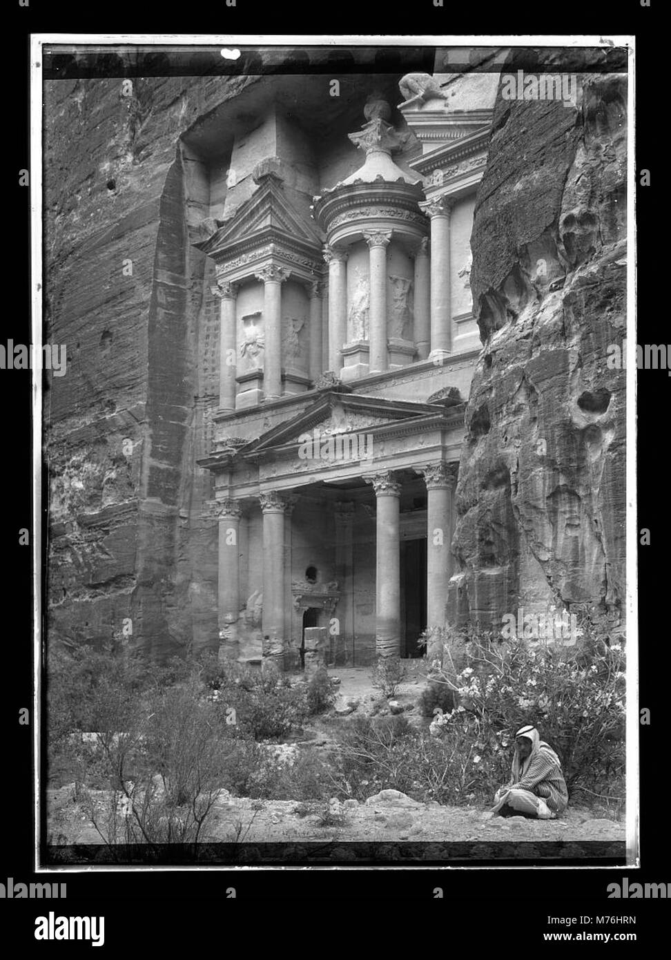 A photograph of Petra, the ancient city in Jordan, famous for its rock ...