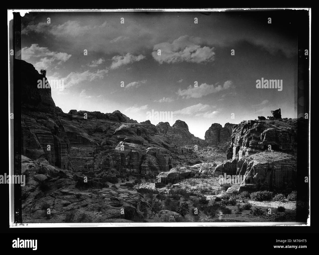 An iconic image of Petra, the ancient city in Jordan, known for its ...