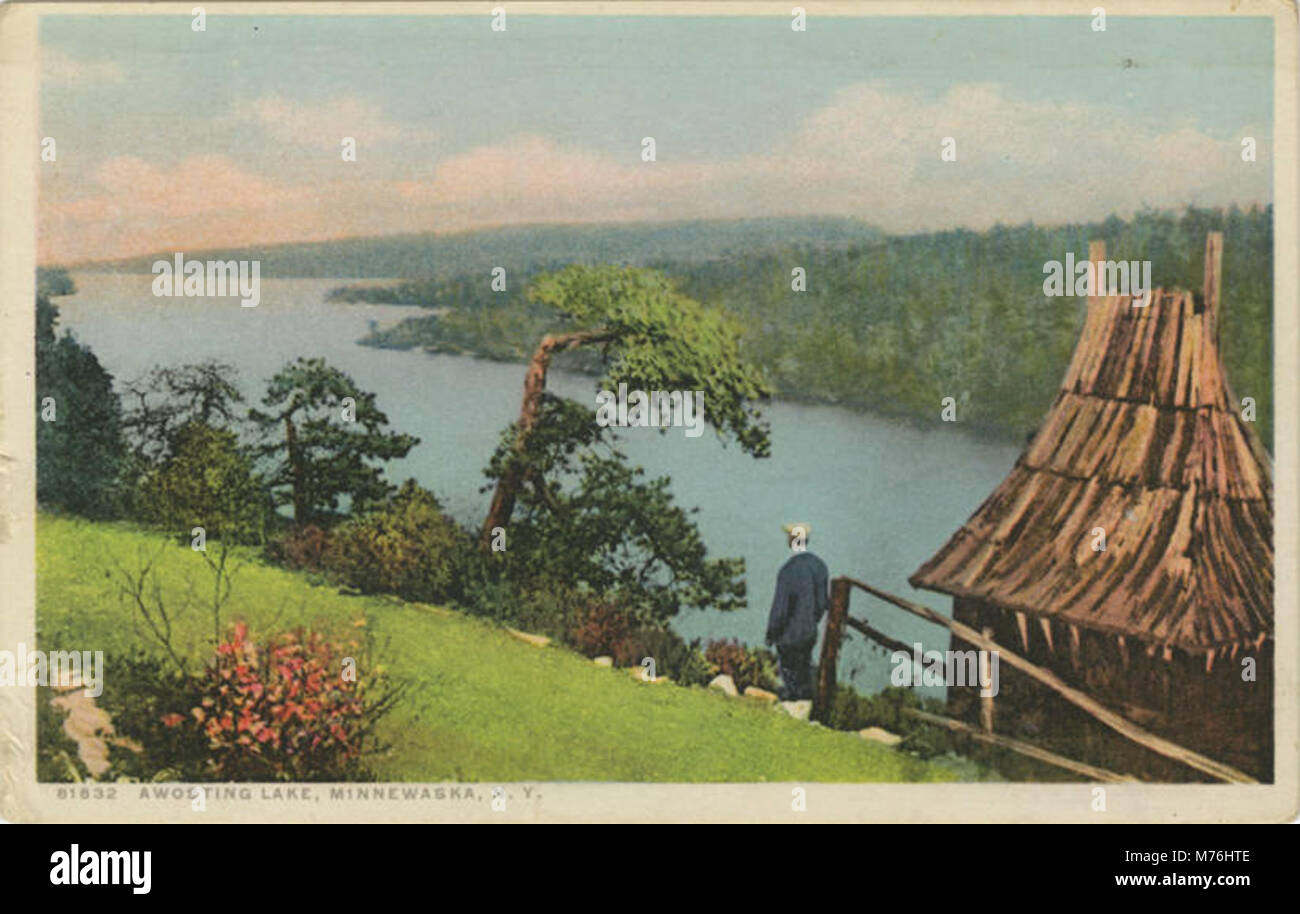 A scenic view of Awosting Lake, a popular location within the Ringwood ...