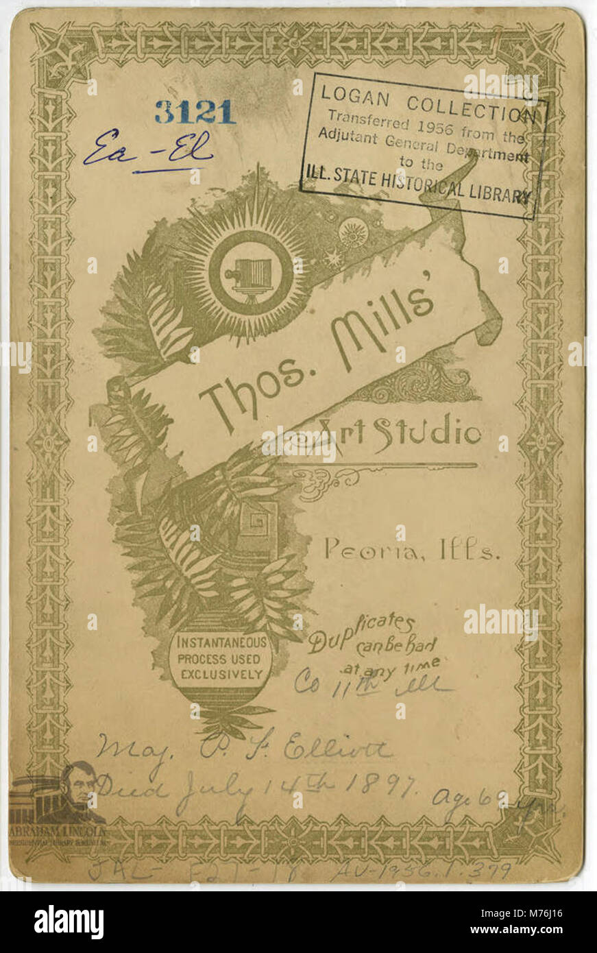 Phillip F. (Philip) Elliott (ALP BIB 2118 Stock Photo - Alamy