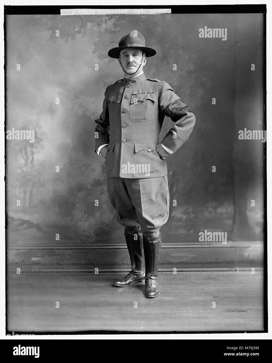 Colonel Abner Pickering, a military figure in early American history ...