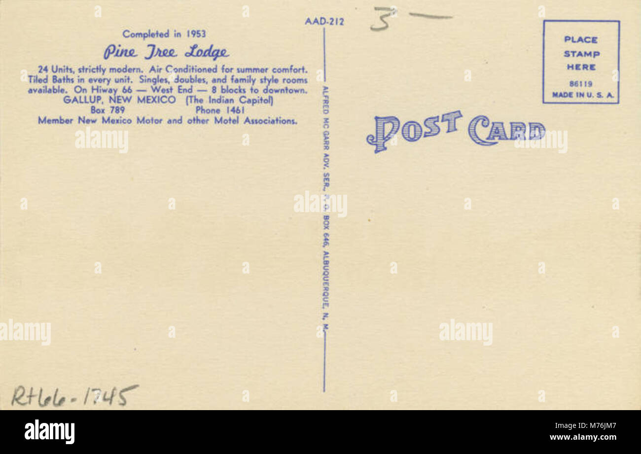 Pine Tree Lodge is depicted in this historical photograph, showing its ...