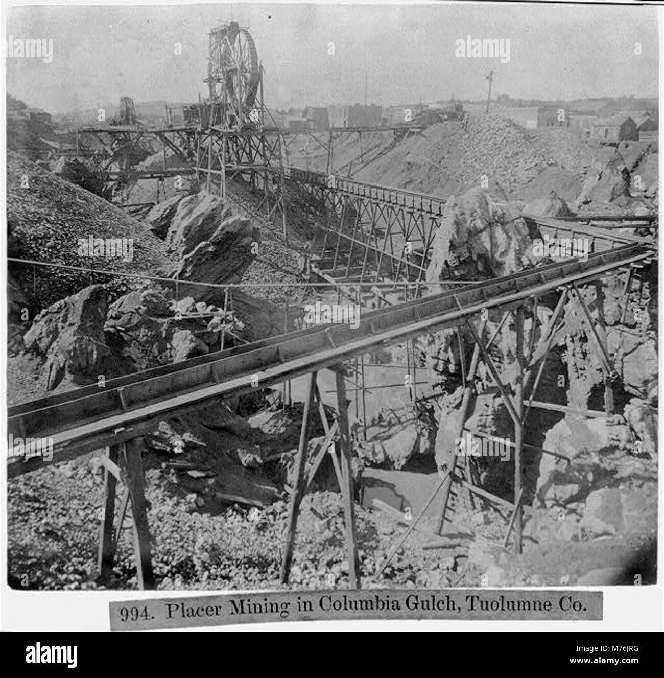 Placer mining Black and White Stock Photos & Images - Alamy