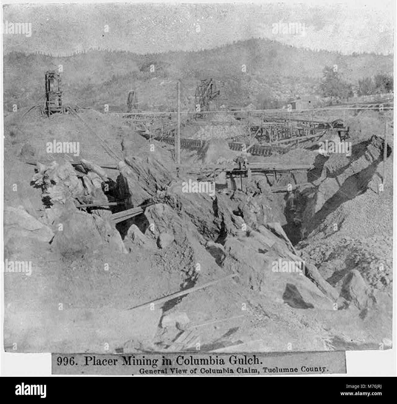 Gulch mining Black and White Stock Photos & Images - Alamy