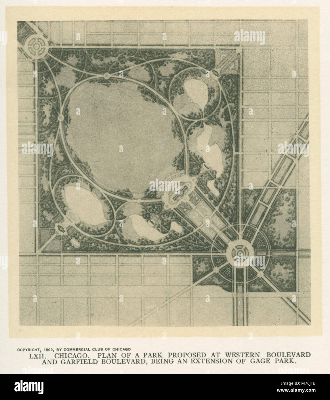 A proposed park plan for the area at Western Boulevard and Garfield ...