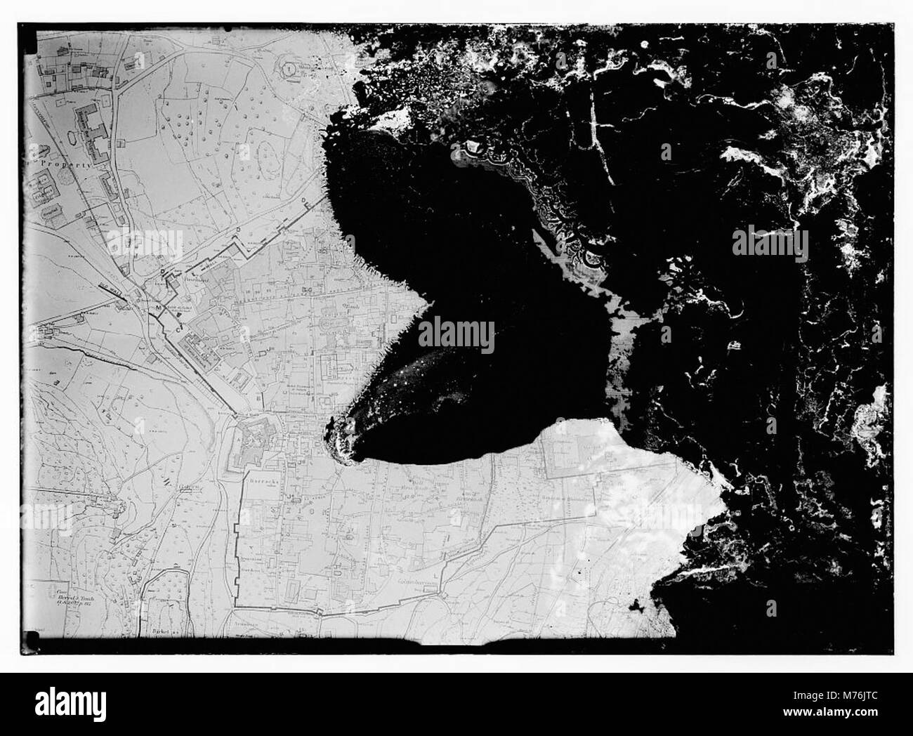 Map plan ancient jerusalem Black and White Stock Photos & Images - Alamy