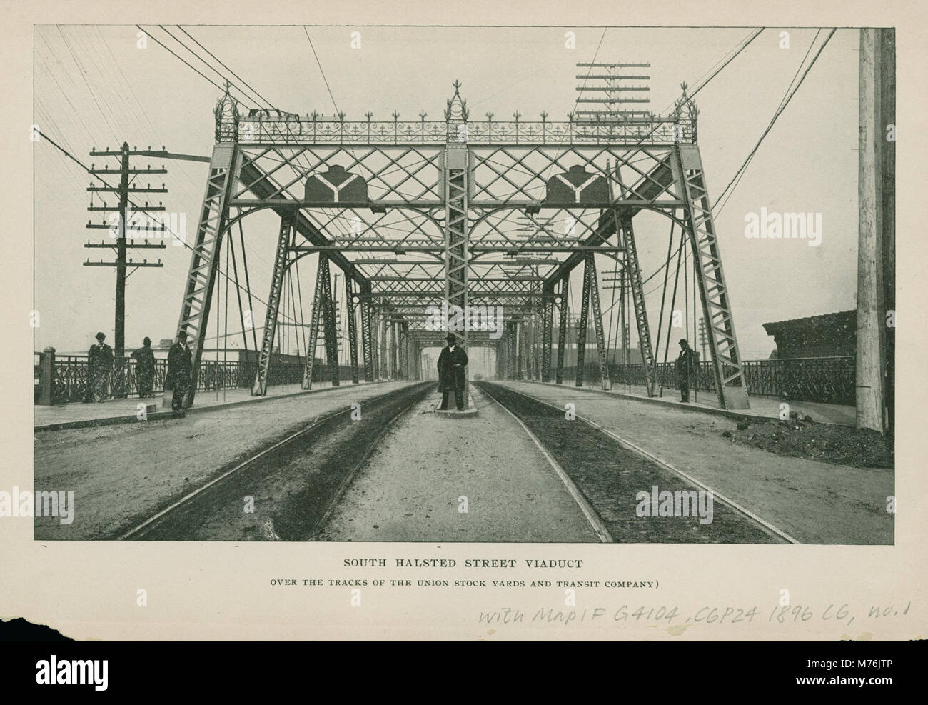 This image shows the plan of the South Halsted Street Viaduct in ...