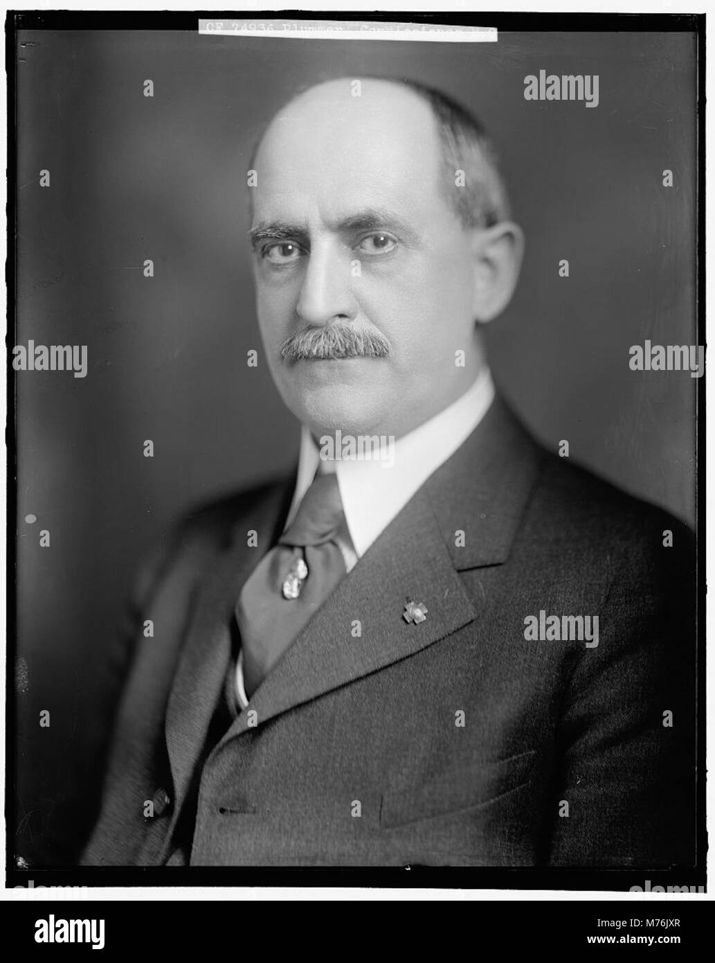 A formal portrait of E.C. Plummer, a U.S. government commissioner ...
