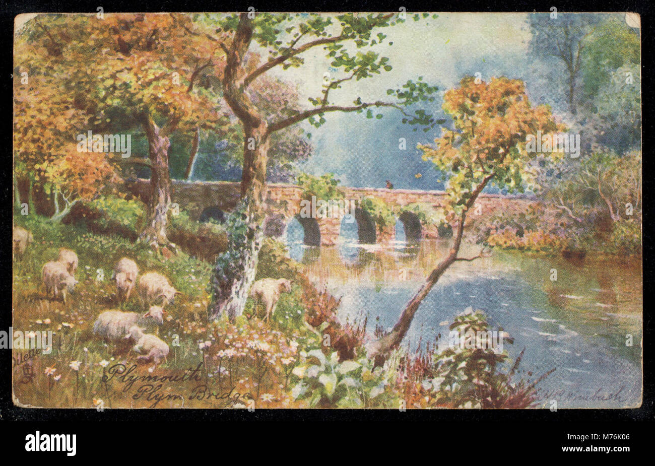 An image of Plym Bridge in Plymouth, showcasing the rural and ...