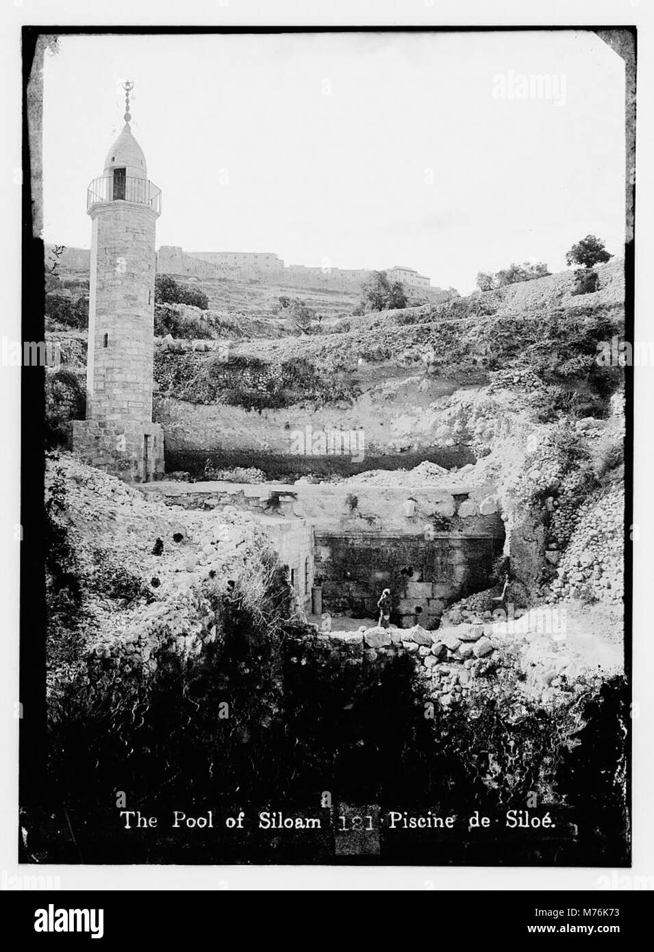 The Pool of Siloam, located in Jerusalem, is an ancient site of ...
