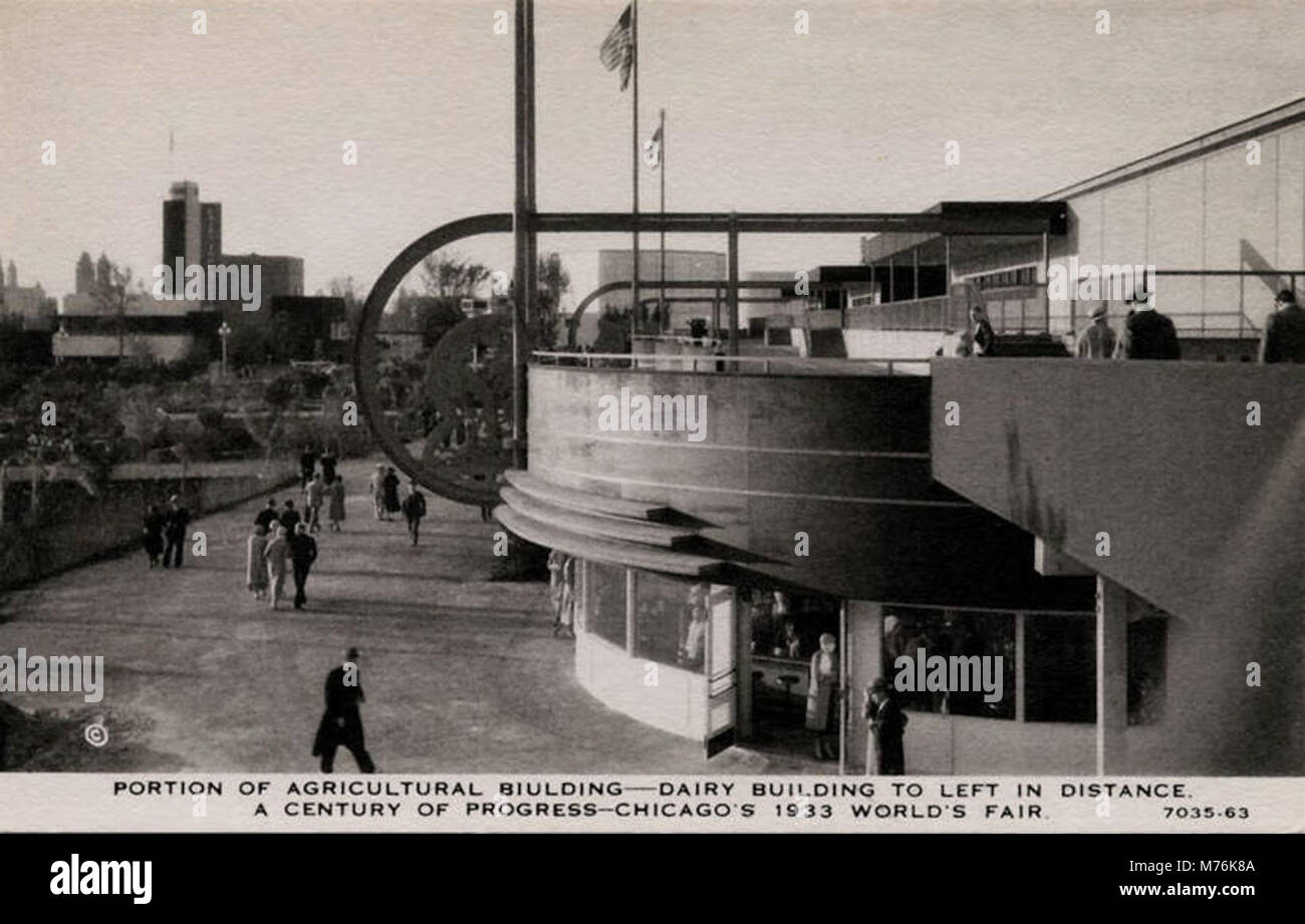 This image shows a portion of an agricultural building, with a dairy ...