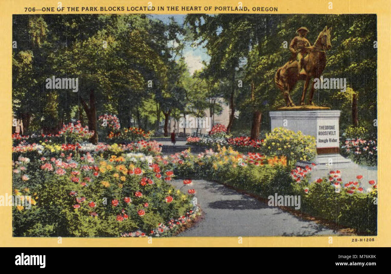 Portland park blocks hi-res stock photography and images - Alamy